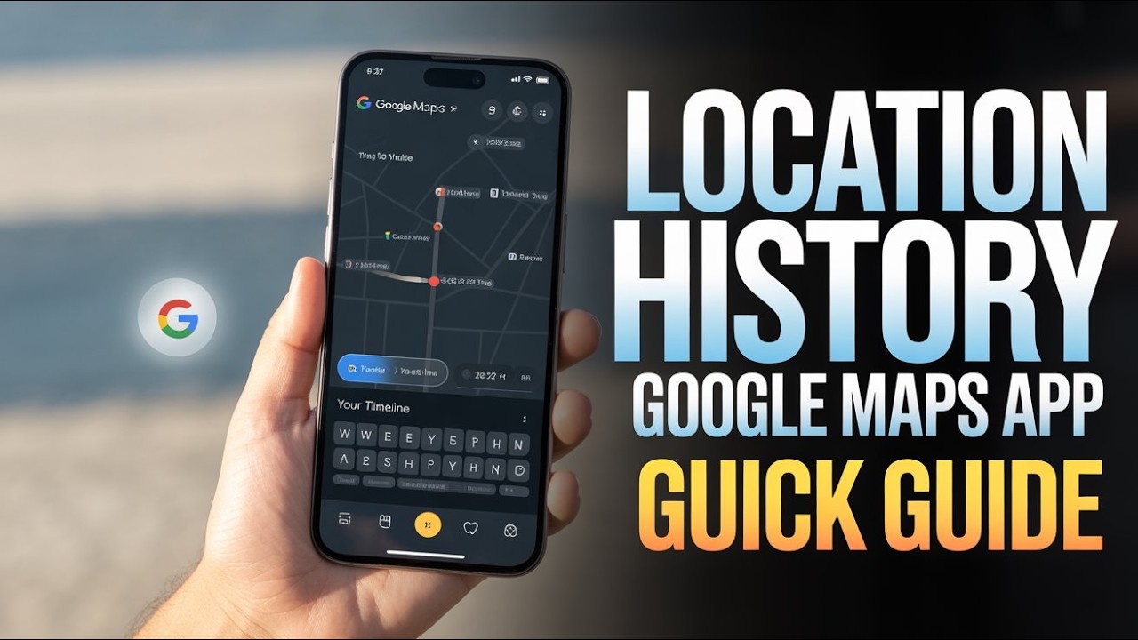 How To Check Location History In Google Maps - YouTube