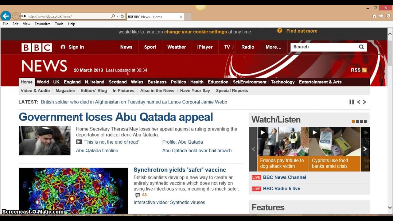 5 Features of a web browser - YouTube