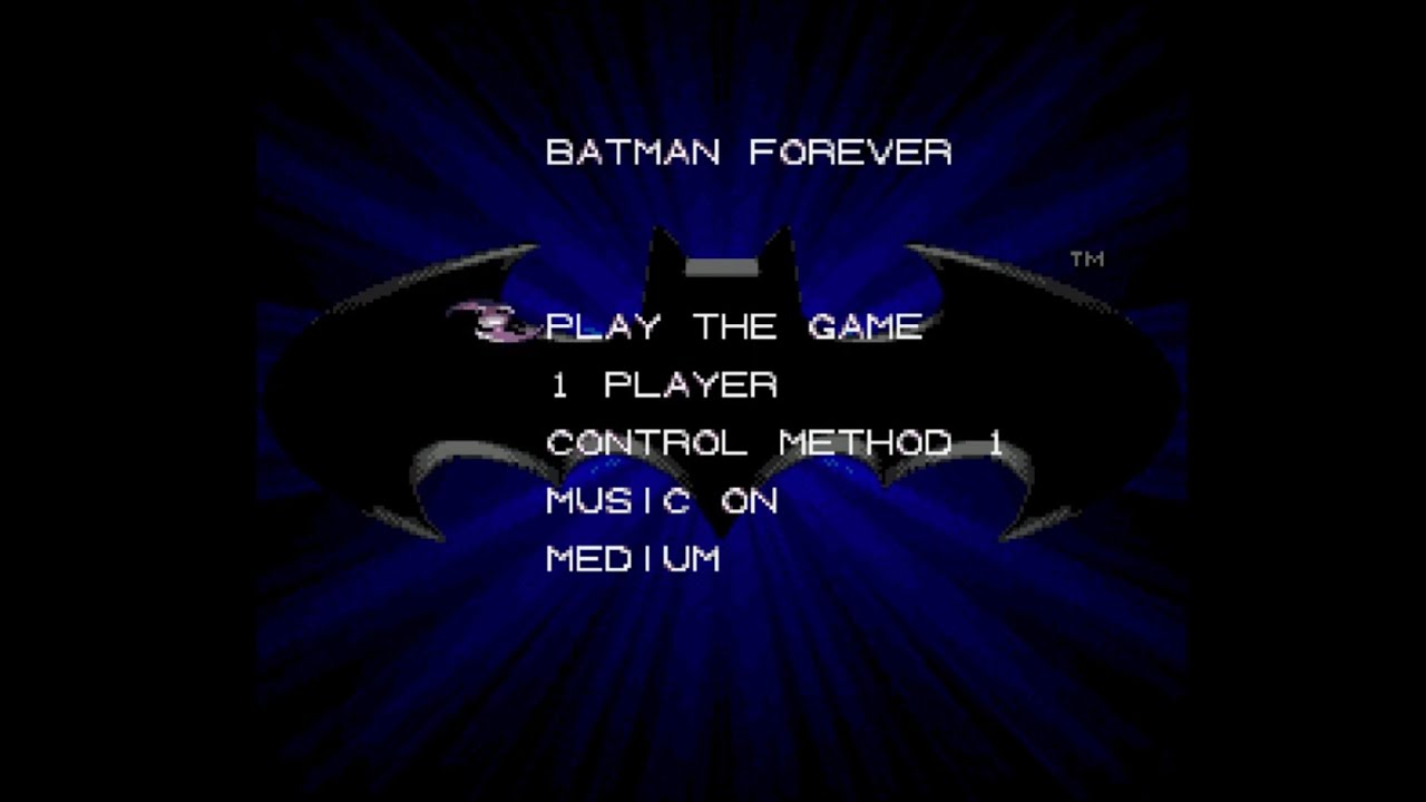 Batman Forever Intro - Sega Mega Drive/Genesis - YouTube