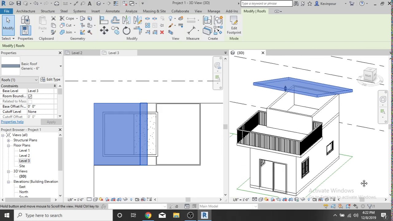 Creating a basic Tiny Home using Autodesk Revit Architecture 2019 - YouTube