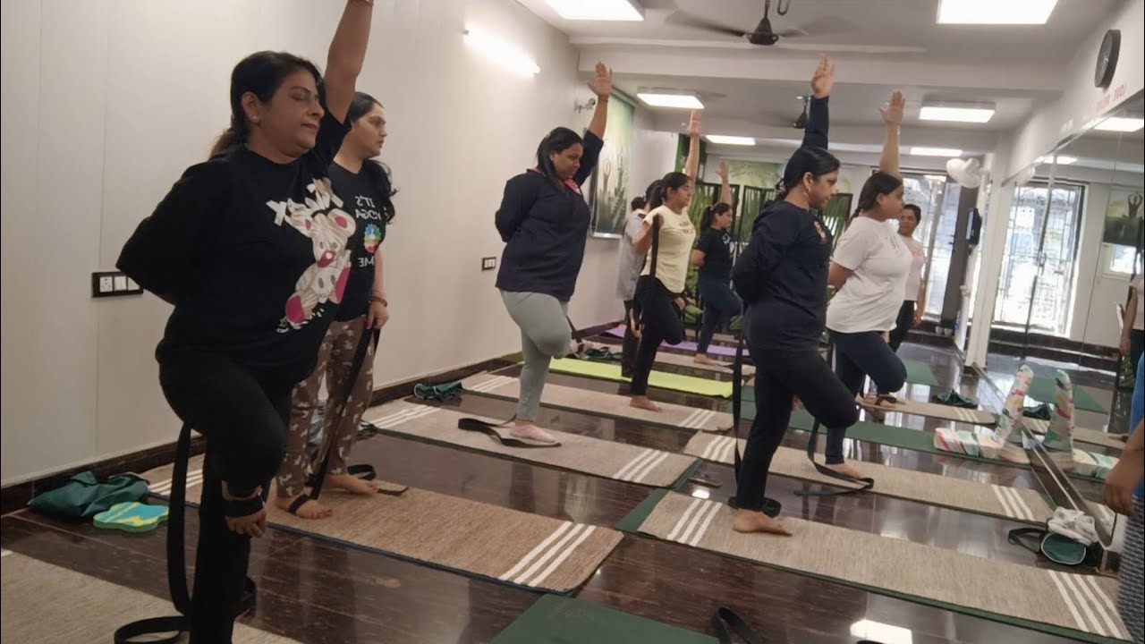 Strap Yoga!! Props Yoga!! Yoga for flexibility!! - YouTube