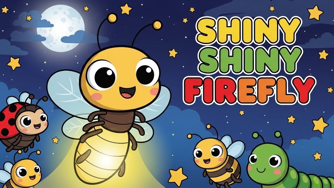 Shiny Shiny Firefly | Fun Glow-In-The-Dark Songs for Kids | Animagic ...