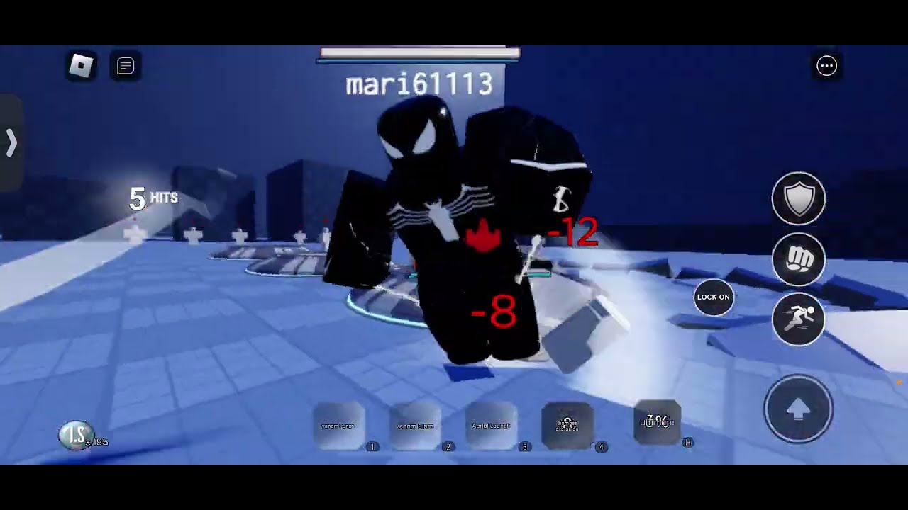 Venom And Biomass Spiderman Showcase | Superhero Universe | Roblox ...