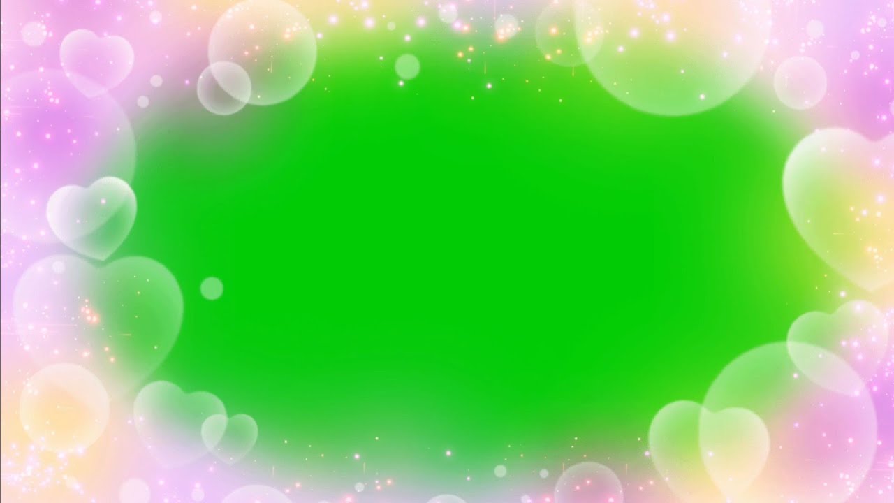 Green Screen Frame Love Romance Wedding Valentine - YouTube