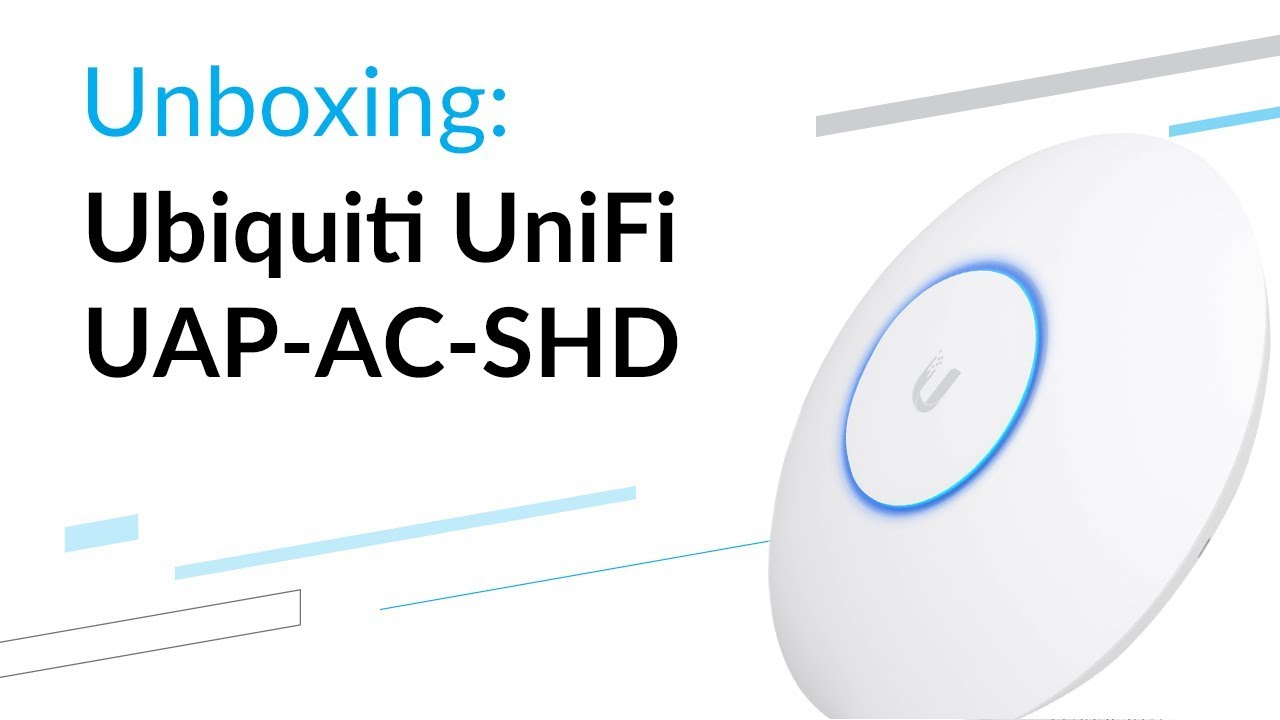 Ubiquiti UniFi UAP-AC-SHD - unboxing - YouTube