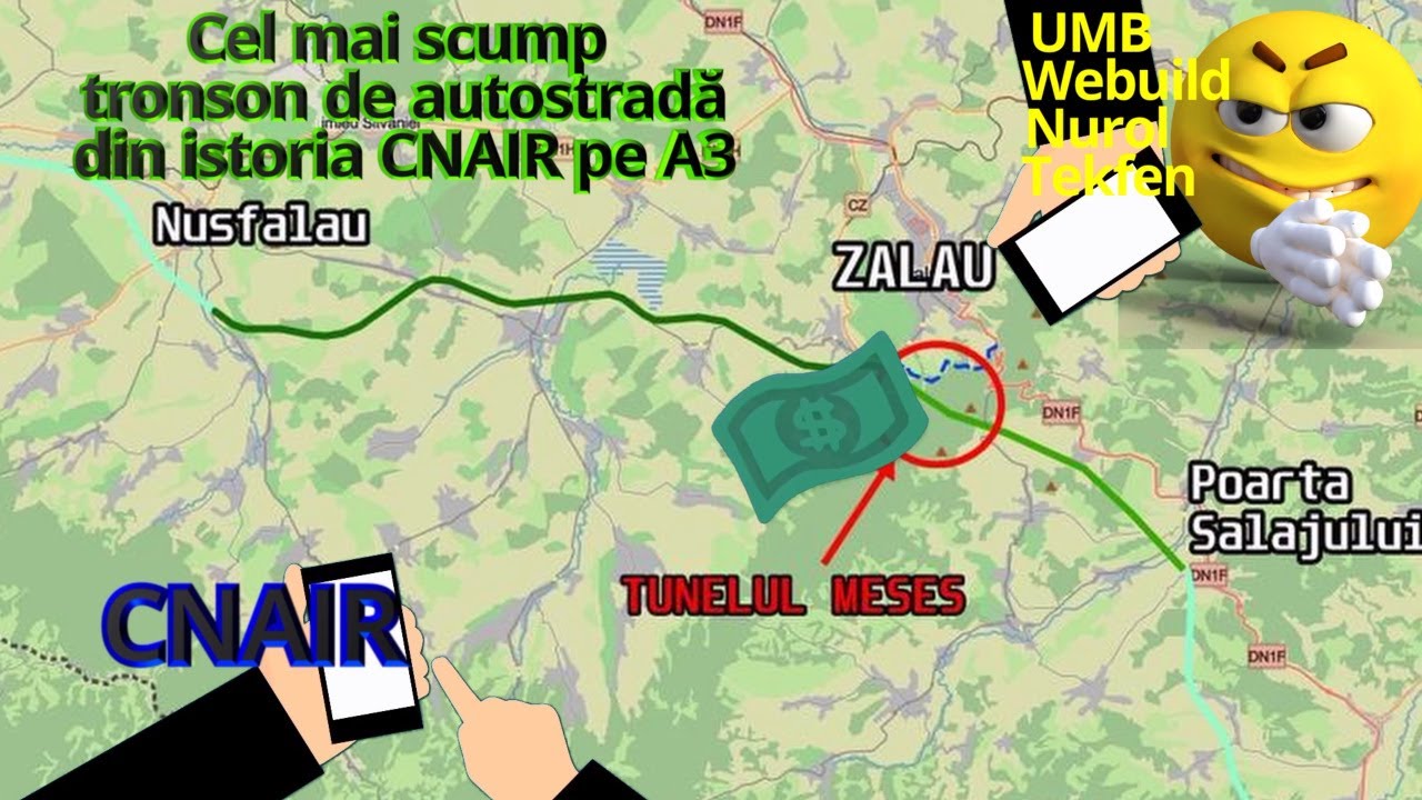 Autostrada A3 Poarta Sălajului - Zalău - Nușfalău - YouTube
