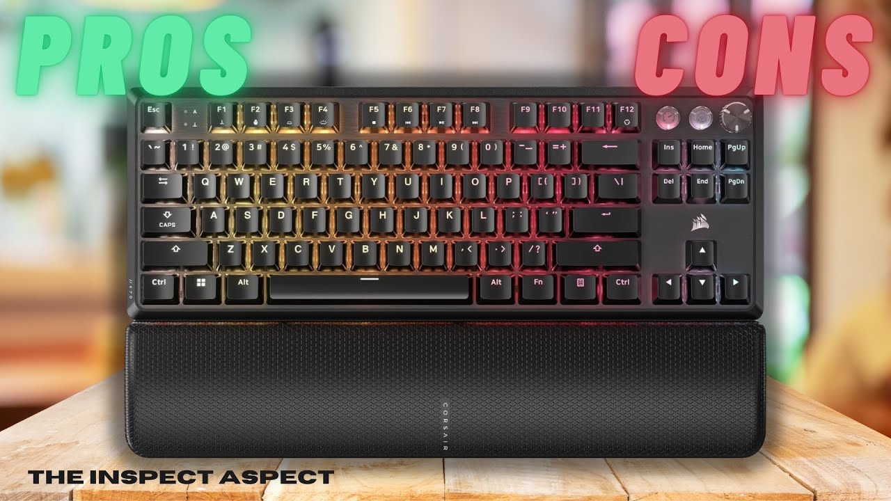 Corsair K70 PRO TKL RGB Tenkeyless Mechanical Wired Gaming Keyboard ...