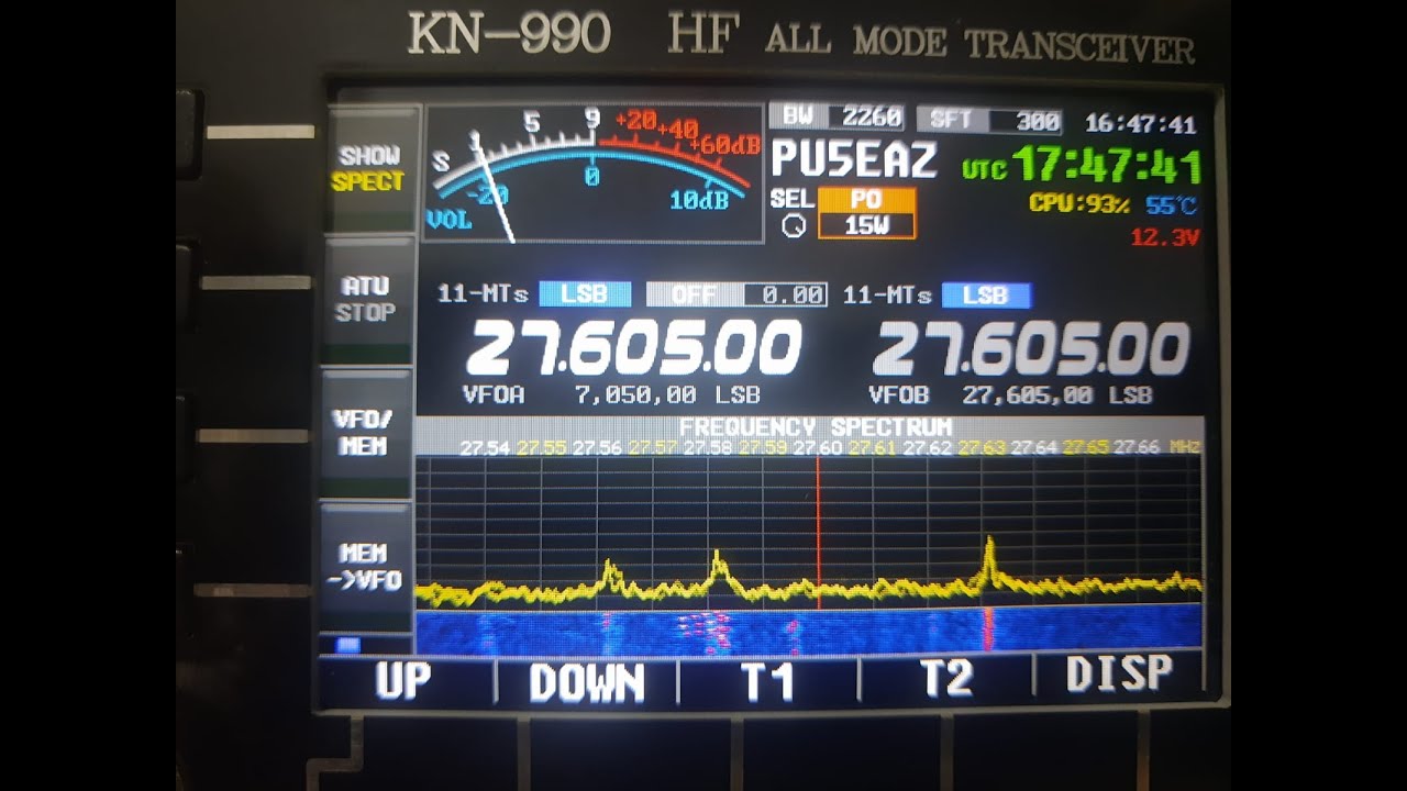 Rádio kn 990 HF / VHF / 11-metros Brasil PT - YouTube