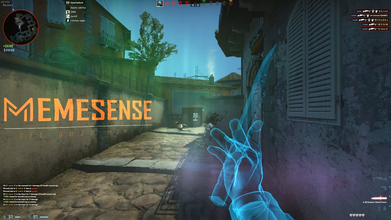 CS:GO rage highlights #9 | ft. Memesense.gg - YouTube