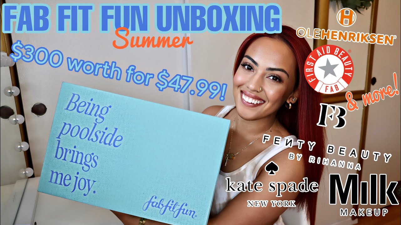 FAB FIT FUN SUMMER 2023 UNBOXING - YouTube