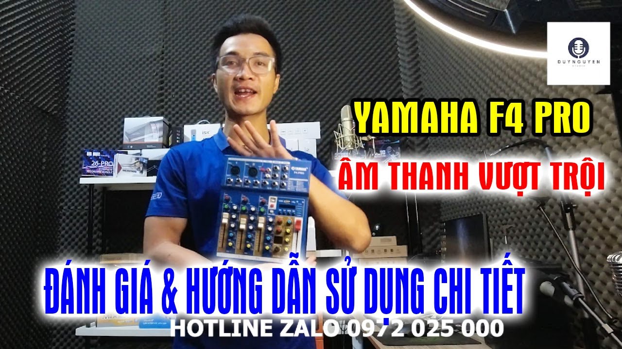 Mixer Yamaha F4 Pro - Đánh Giá Và Hướng Dẫn Sử Dụng Chi Tiết - YouTube