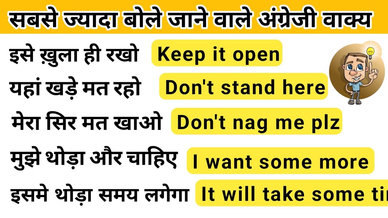 English Speaking Practice | Spoken english | English sentences for ...