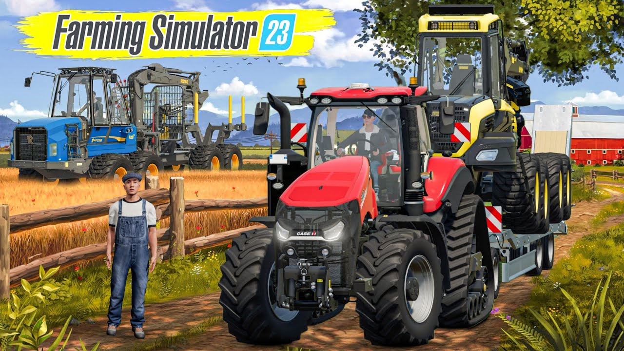 Forestry Vehicle Transport & Wood Cutting In Fs23 | Fs23 Full Gameplay ...