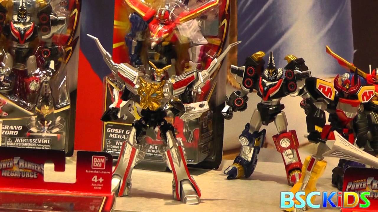 Power Rangers Megaforce Toys from Bandai 2013 - YouTube