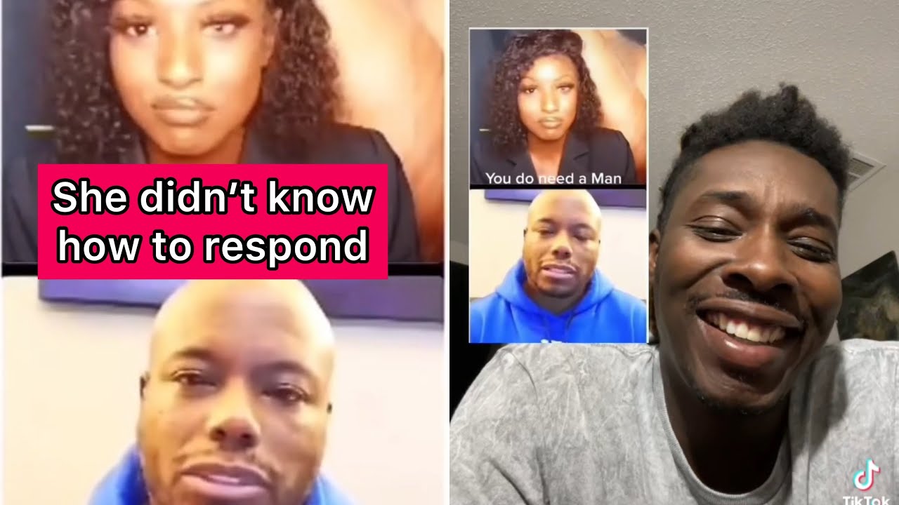 She literally did not know how to respond to him with that one - YouTube