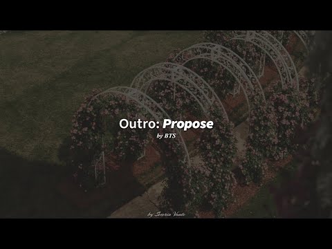 Outro: Propose | BTS | English Lyric Video