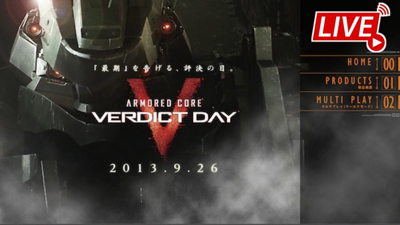【LIVE】アーマードコアVDミッション1-1～【ACVD】 - YouTube