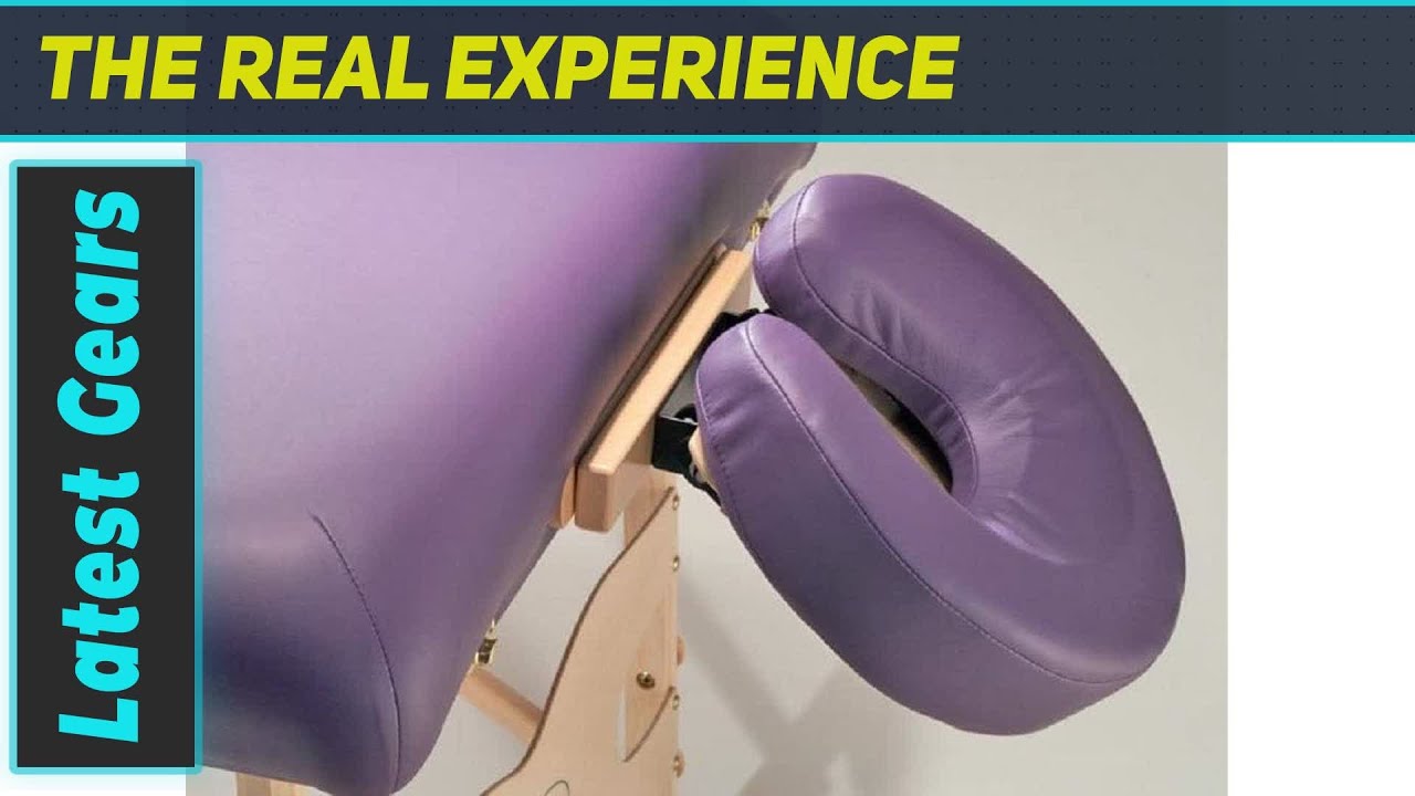 Wooden Style Deluxe Adjustable Face Cradle Base with Pillow | Ultimate Comfort Solution - YouTube