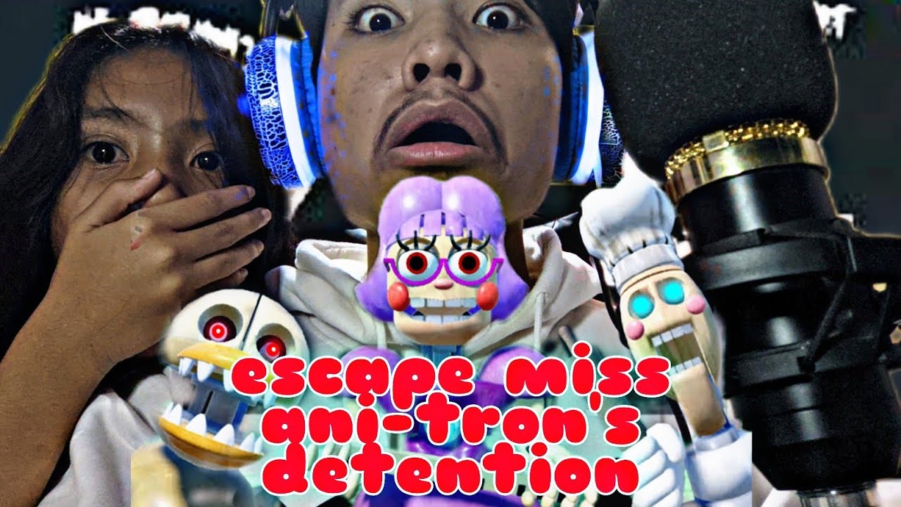 Playing Escape miss ani-tron's detention |Roblox | Horror | Stream ...