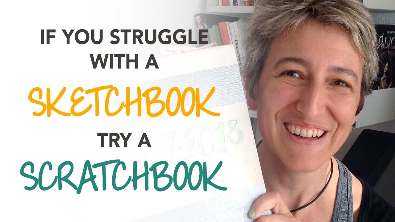 If you struggle with a SKETCHBOOK, try a SCRATCHBOOK - YouTube