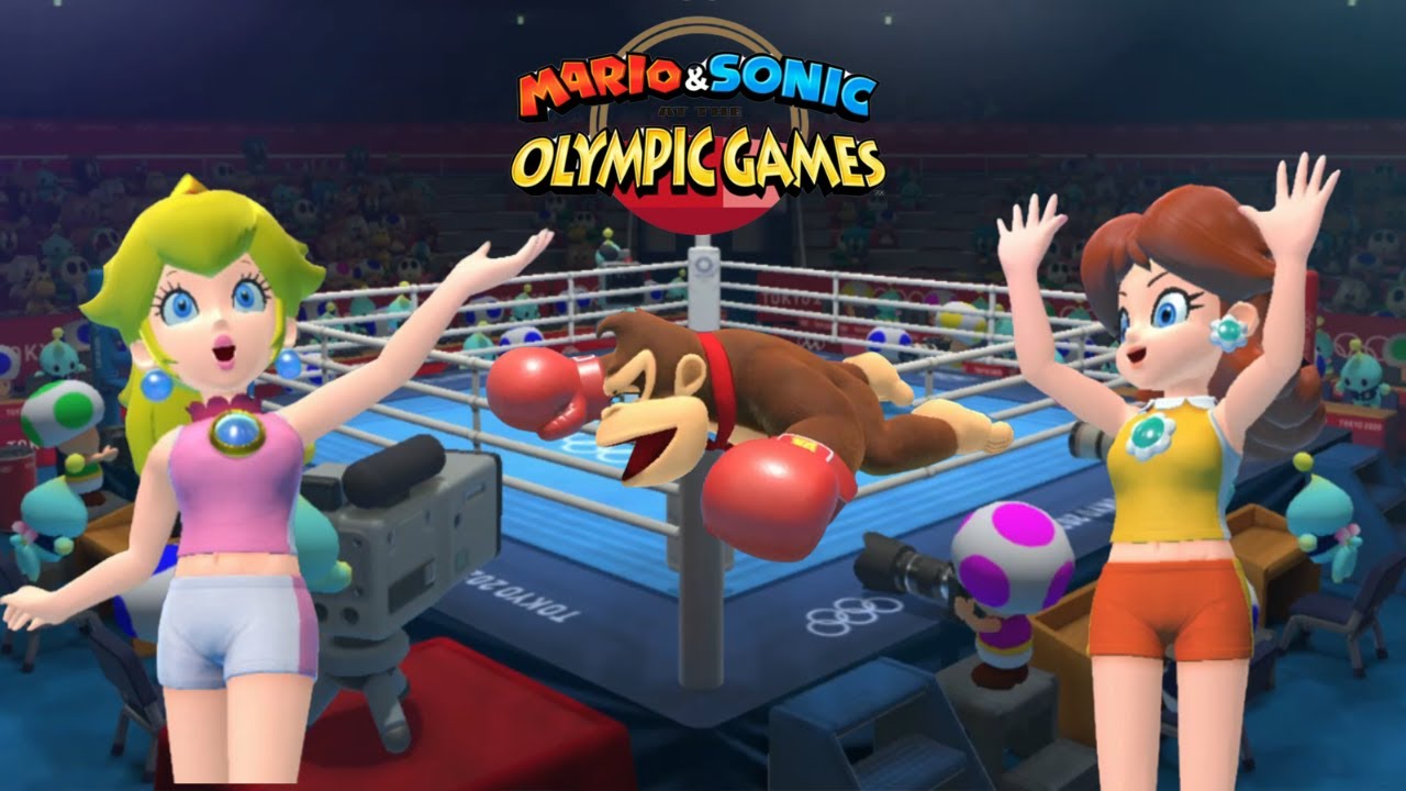 Mario & Sonic At The Olympic Games Tokyo 2020 Boxing Peach & Daisy VS ...