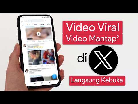 Cara Mencari dan Menonton Video Viral di X