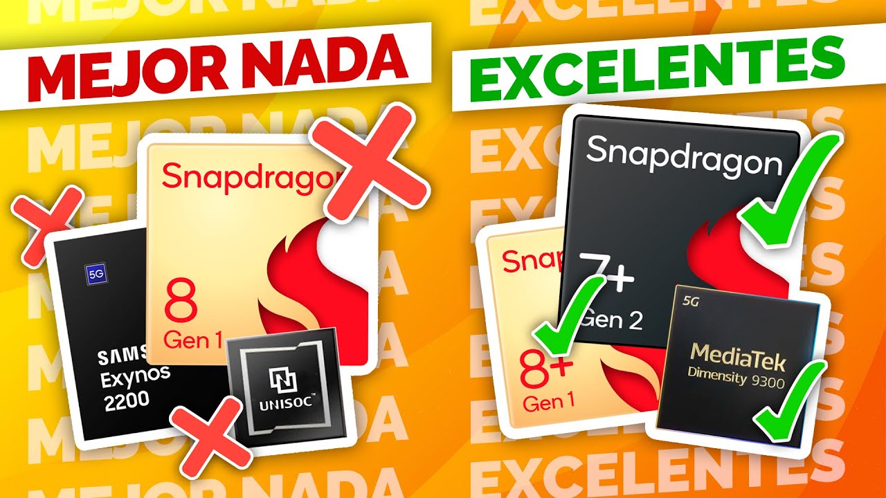 Del PEOR al MEJOR Top TODOS los Procesadores para Celulares! - YouTube