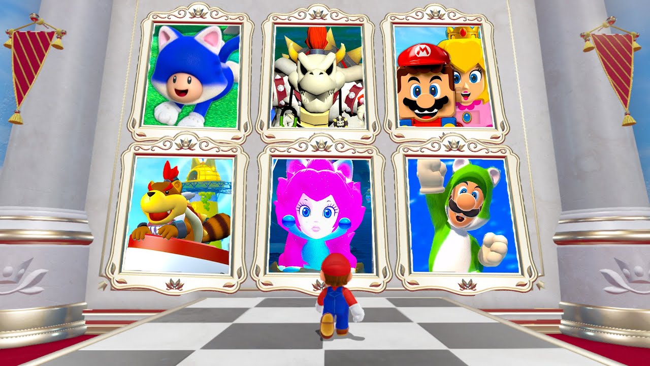 All Character Paintings in Super Mario Odyssey - YouTube