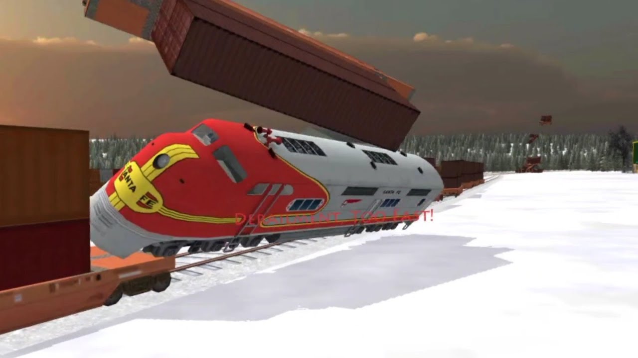 Santa FE Derailment | Southern Railway | Freight Train | Train Journey ...