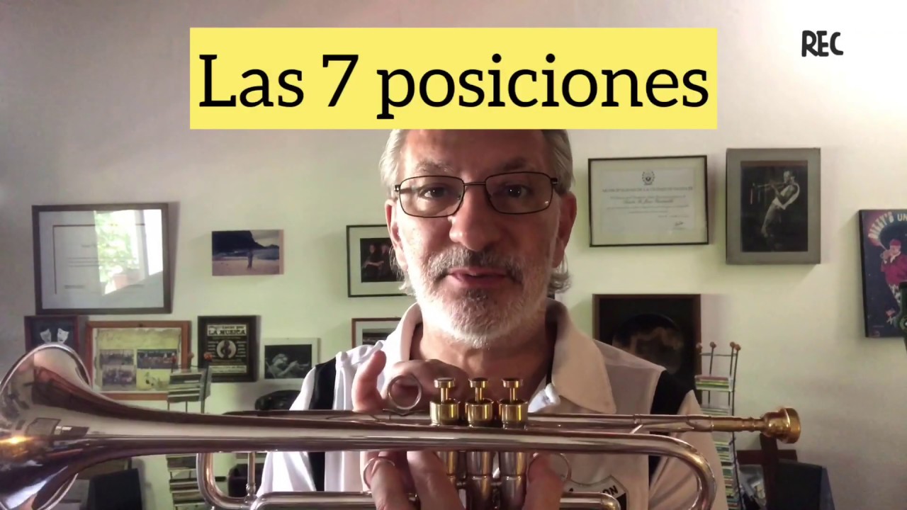 Las 7 posiciones de la trompeta - YouTube