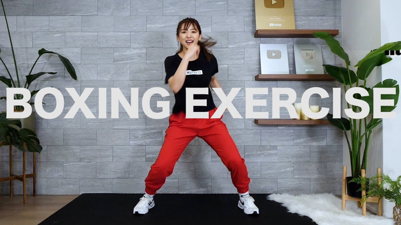 4 min boxercise/ For beginners!/ Super fun!/ Easy! - YouTube