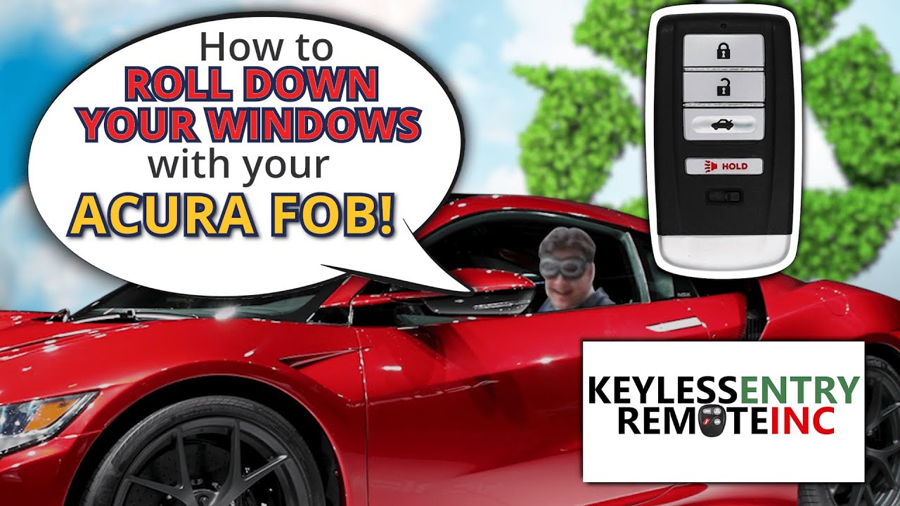 How To Roll Up Windows With Key Fob