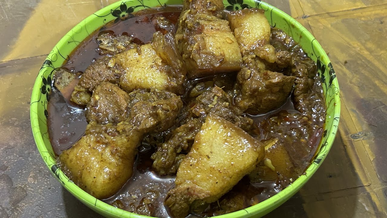 Pork Fry in Homemade Masala ll Village Style Pork Fry ll Pork Fry ...