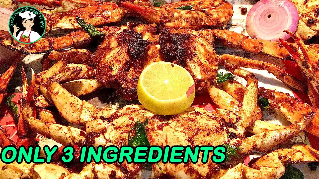 Crab fry | Nandu varuval | Crab fry recipe | Samayal | South Indian ...