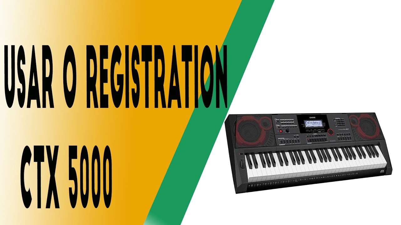 Como usar o Registration do CTX 5000 Aula 2 - YouTube