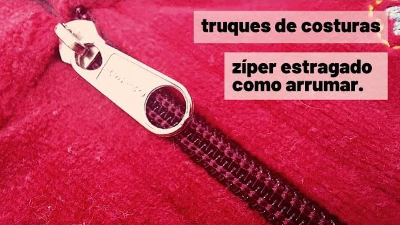 Como consertar o zíper da jaqueta. - YouTube
