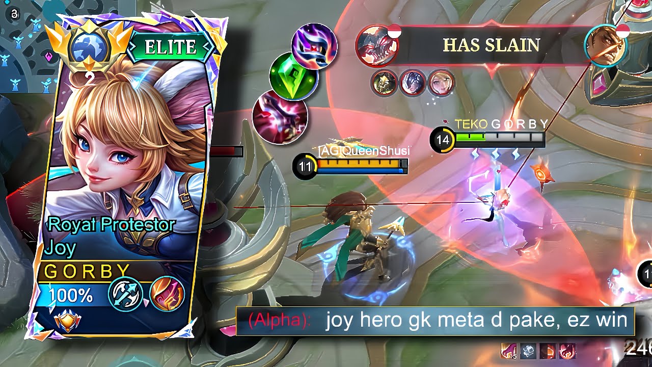 Perfect Gameplay Joy Jungle Season 34 ️ Build Top Global Joy tanpa Cut ...