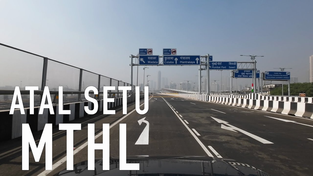 4K Drive on Mumbai Trans Harbour Link (Atal Setu) - YouTube