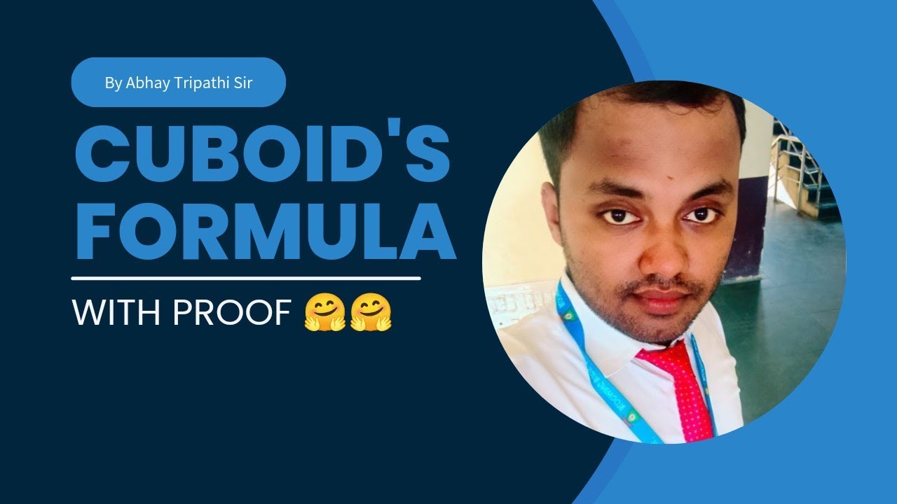 Derivation Of All Formula Of Cuboid - YouTube