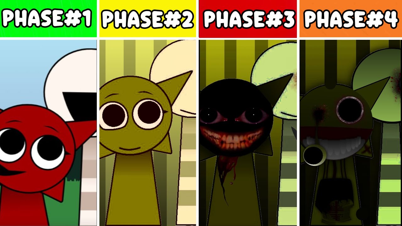 New Phase 4 In Incredibox Sprunki Mustard! Phase 1 VS Phase 2 Vs Phase ...