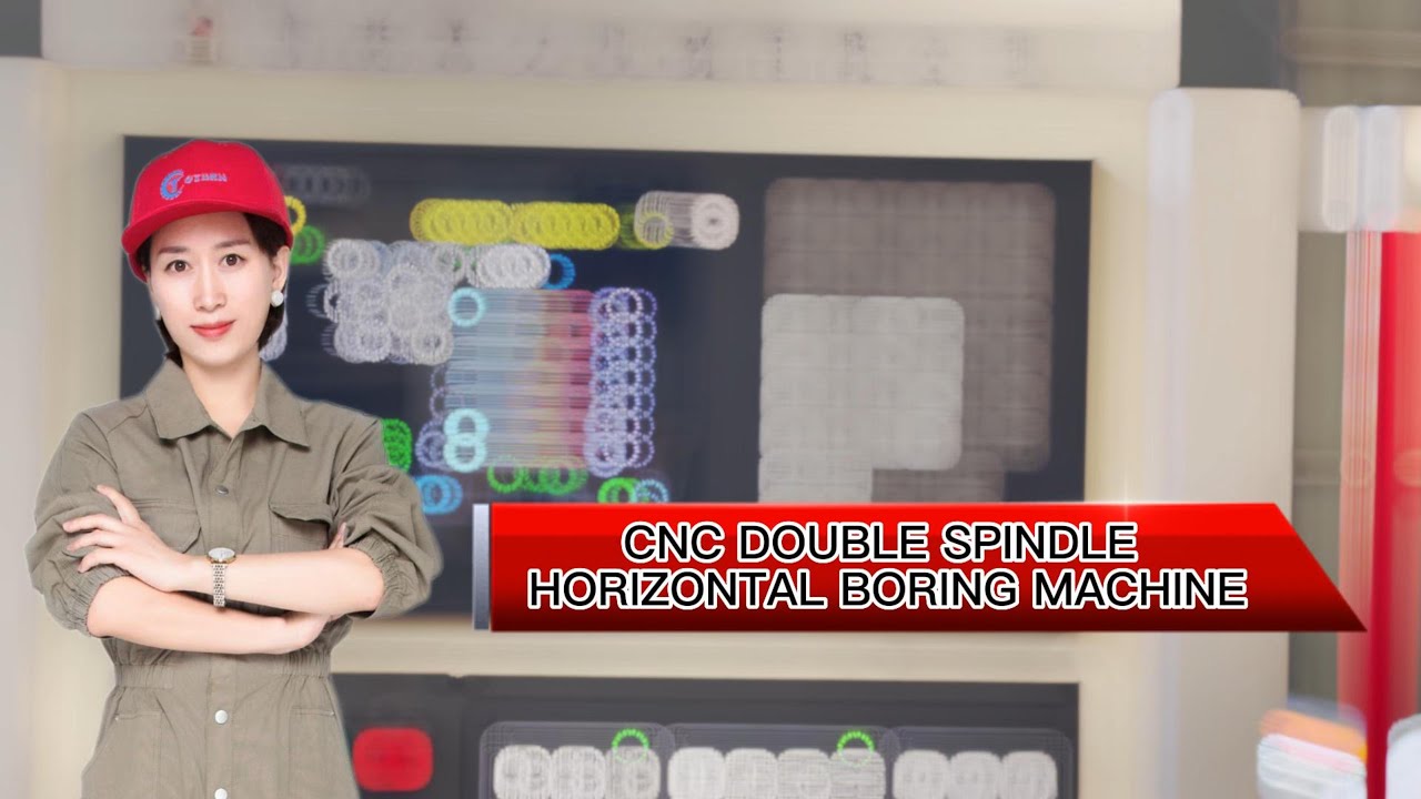 CNC DOUBLE SPINDLE HORIZONTAL BORING MACHINE - YouTube