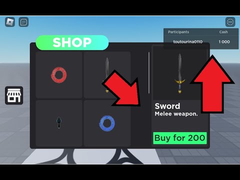 comment crée un shop sur roblox studio - YouTube