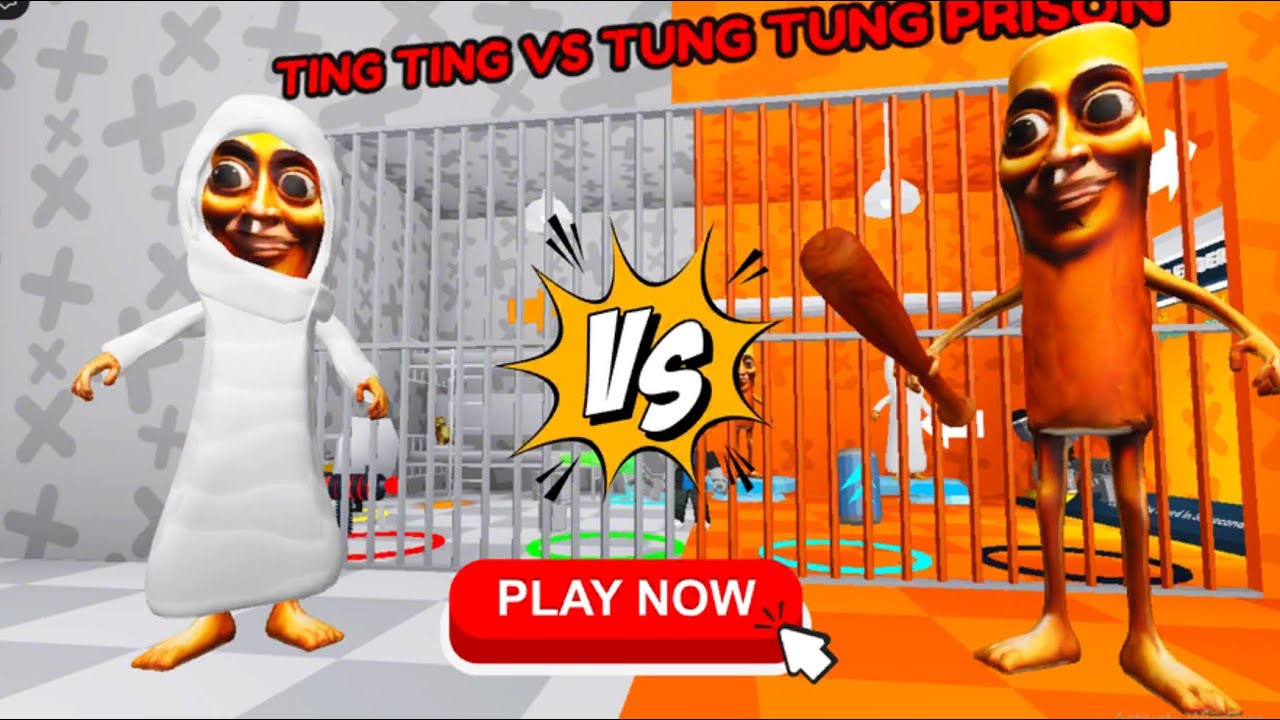 TING TING SAHUR vs TUNG TUNG SAHUR PRISON RUN FULL GAMEPLAY - ROBLOX ...