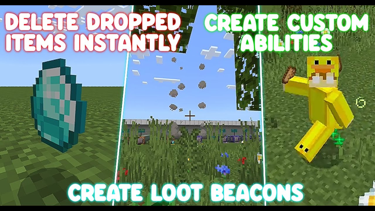 How to create CUSTOM ABILITIES in Minecraft - YouTube