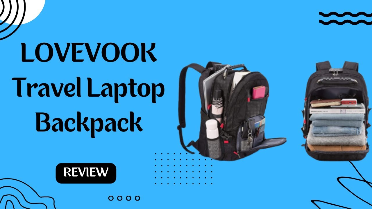 LOVEVOOK Travel Laptop Backpack: Waterproof and Secure for Your ...