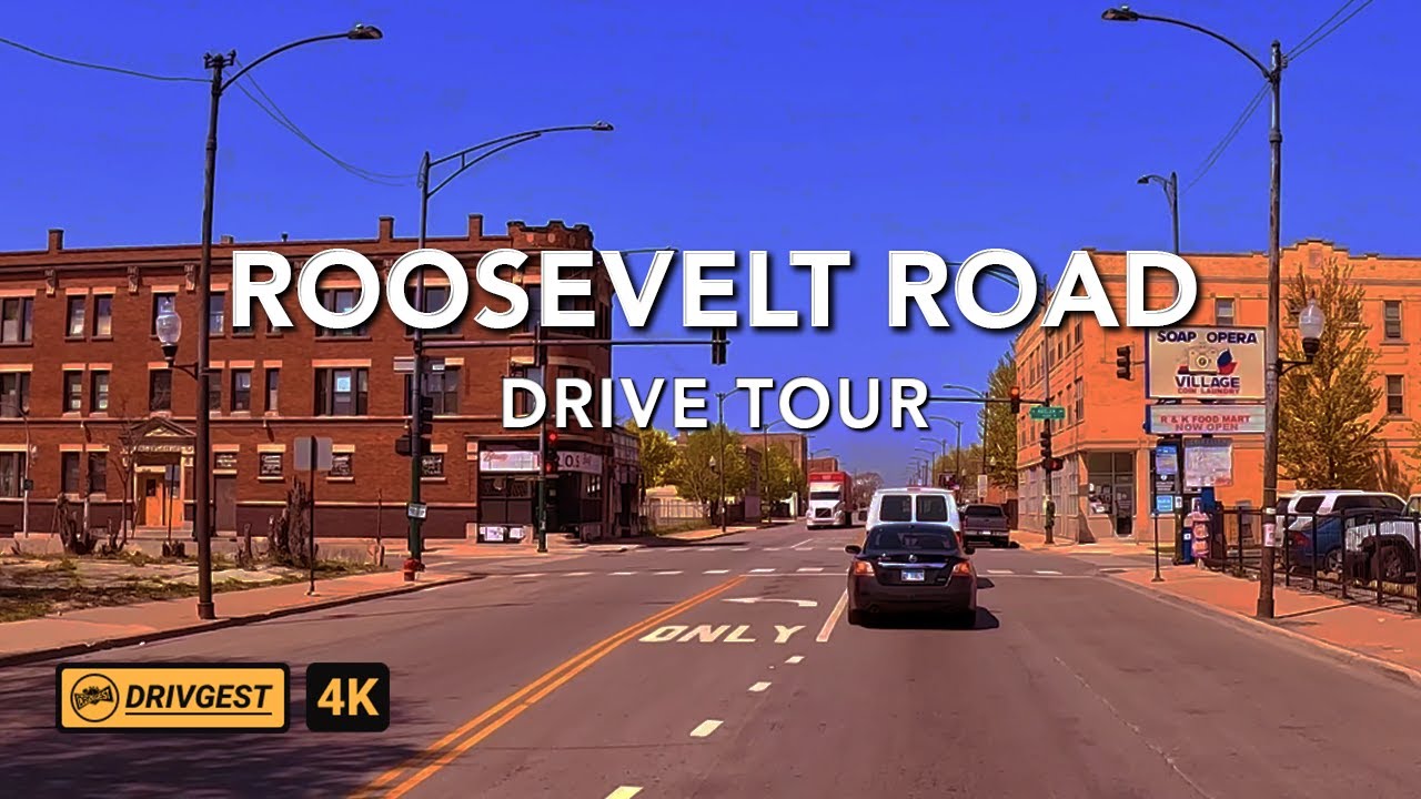 Roosevelt Road | Chicago Suburbs | Drive Tour | 4K | Drivgest - YouTube