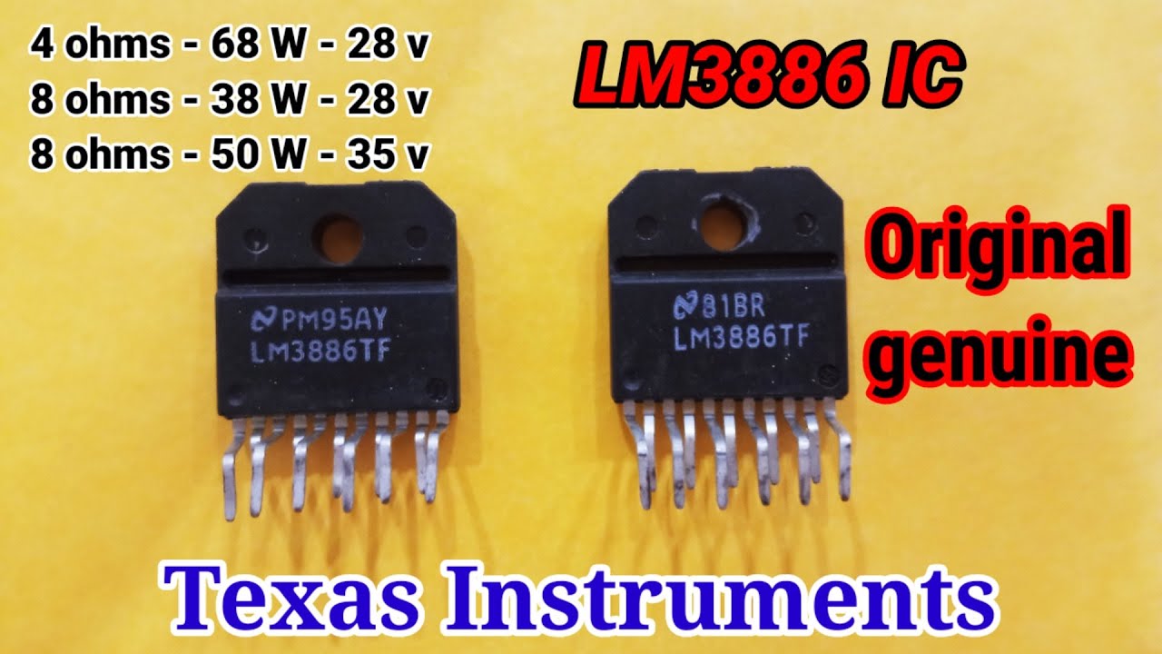 LM3886 Hi-Fi | Stereo | Class AB amplifier | 4/8 Ohms | 68/38 Watts ...