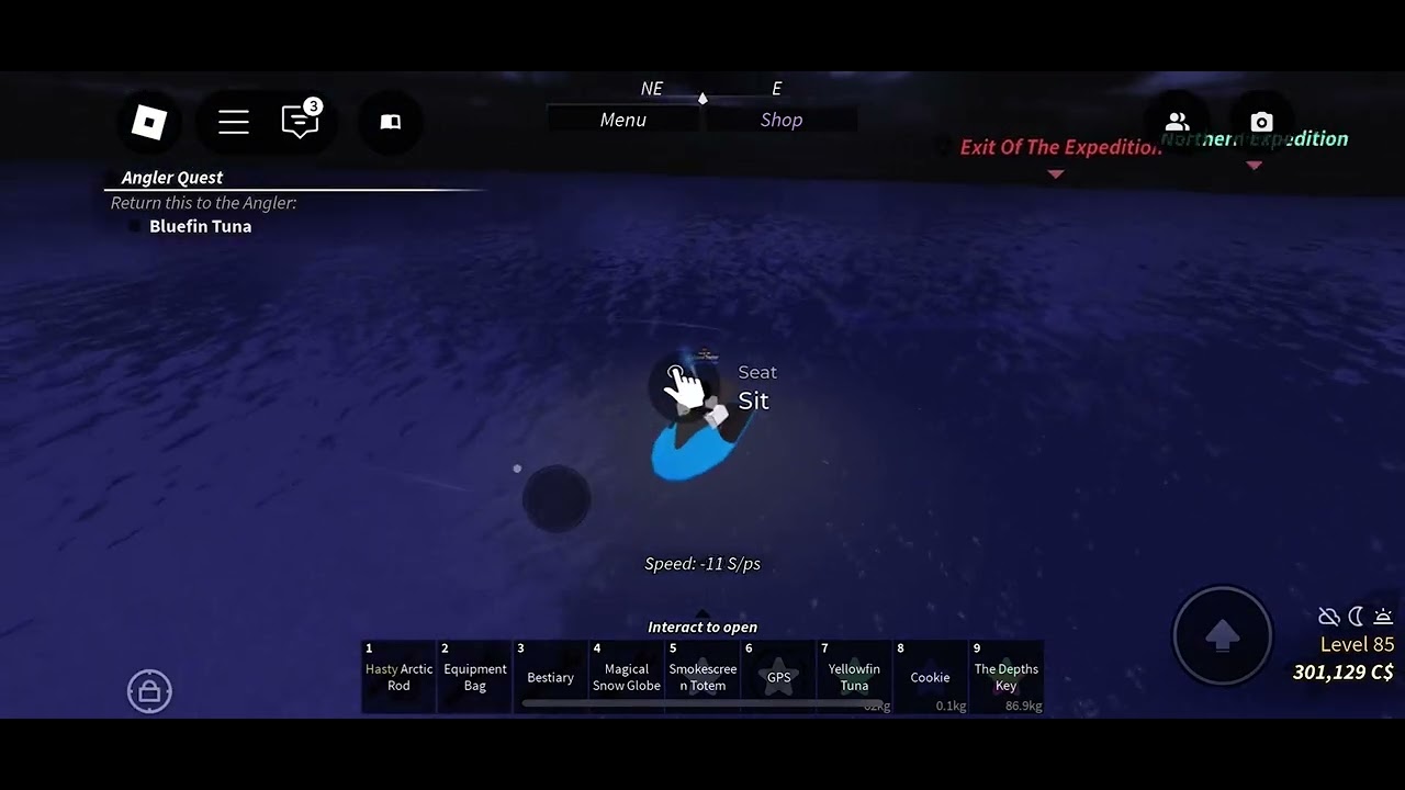 I Found The Void Ocean! In Fisch - YouTube