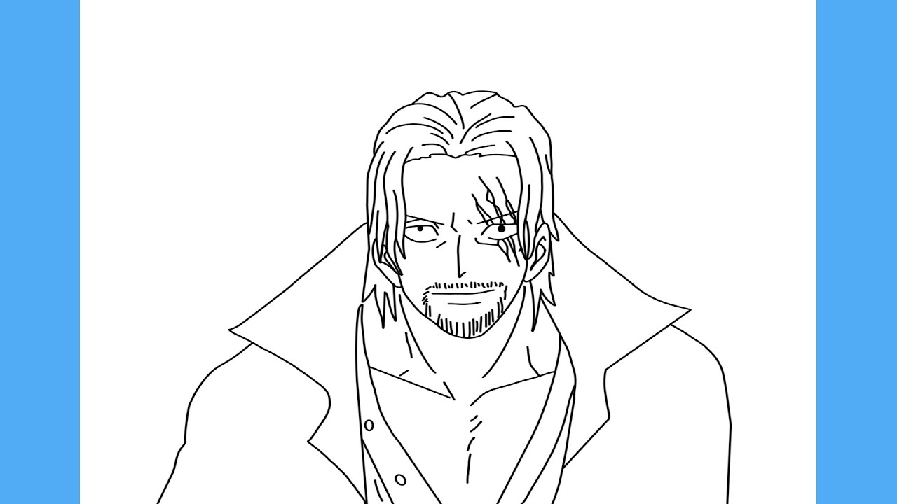 HOW TO DRAW SHANKS - ONE PIECE - YouTube
