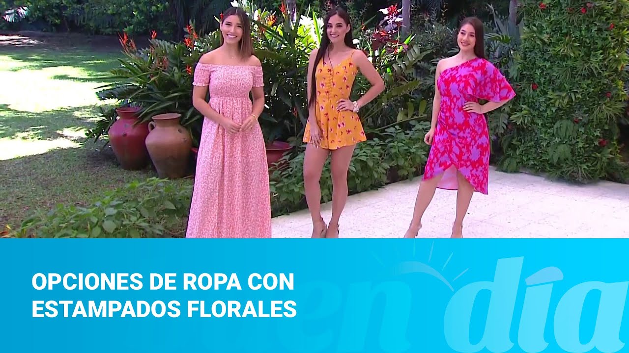 Opciones de ropa con estampados florales - YouTube